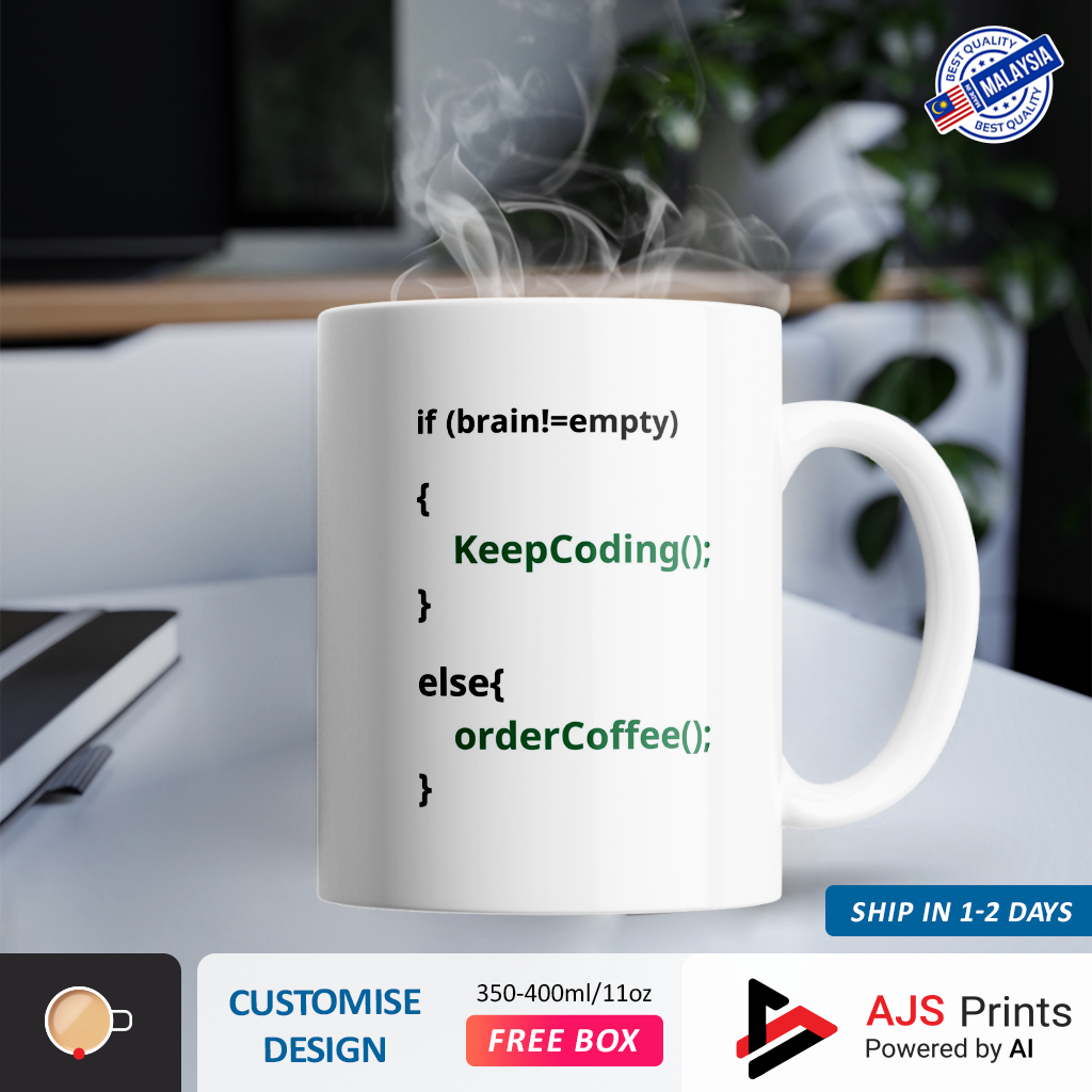 (READY STOCK) Creative Coding Coffee Mug/Cup GIFT (SOFTWARE ENGINEER) | Shopee Malaysia