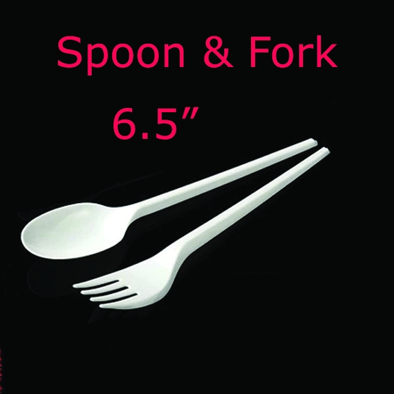 Disposable PP Plastic Cutlery White/ Plastic Spoon/ Plastic Fork/ Party ...