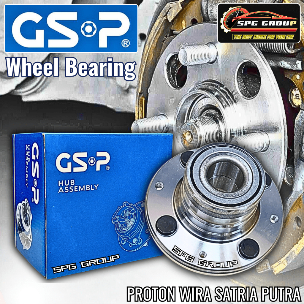100% ORIGINAL GSP REAR WHEEL BEARING WITH HUB PROTON WIRA SATRIA PUTRA ...
