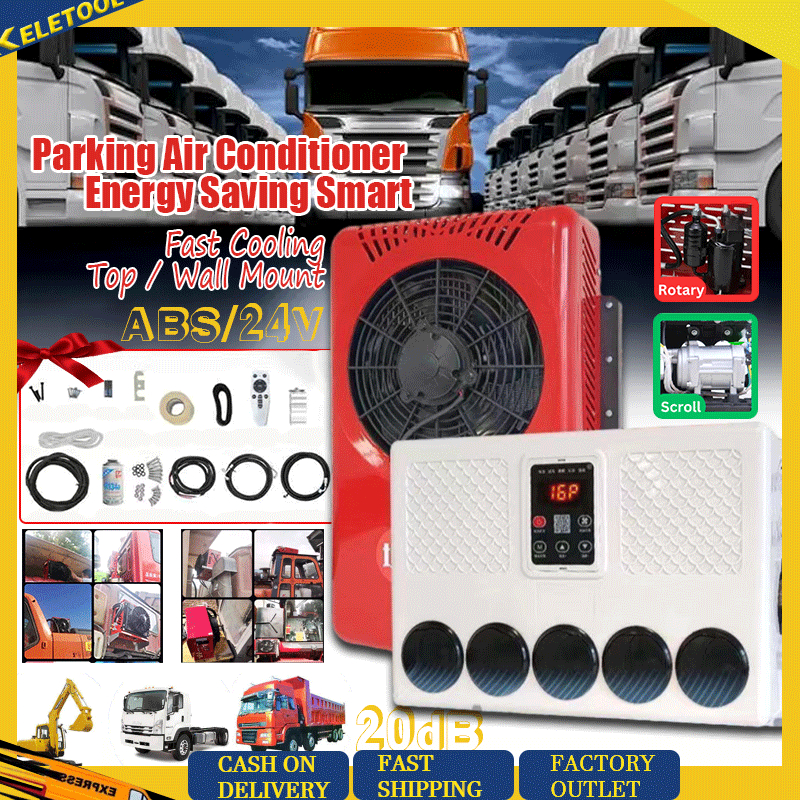RV65F 12V / 24V Fully automatic air conditioning system for large trucks For vehicle air ...