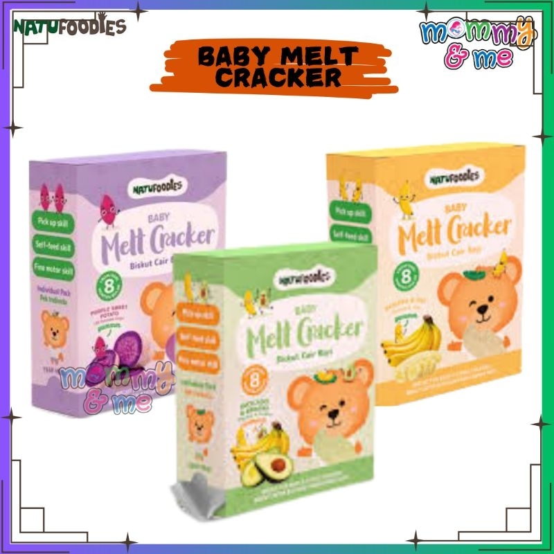 [NATUFOODIES] Baby Melt Cracker Baby 8m+ Individual Packs Baby Snacks ...