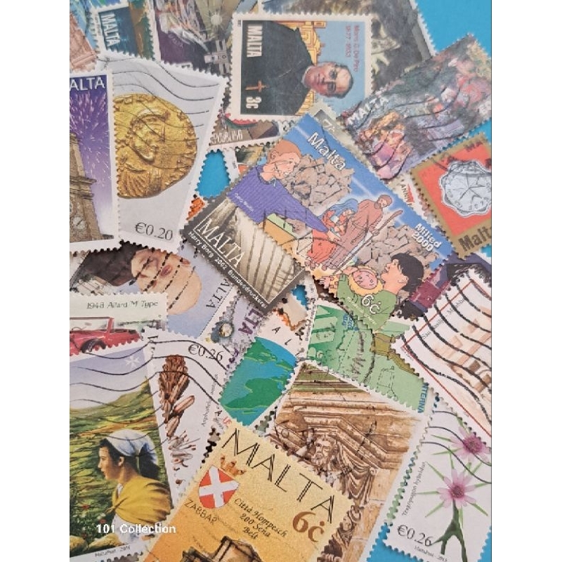 Stamp Collection 101 🇲🇹 Malta MT01 | Shopee Malaysia