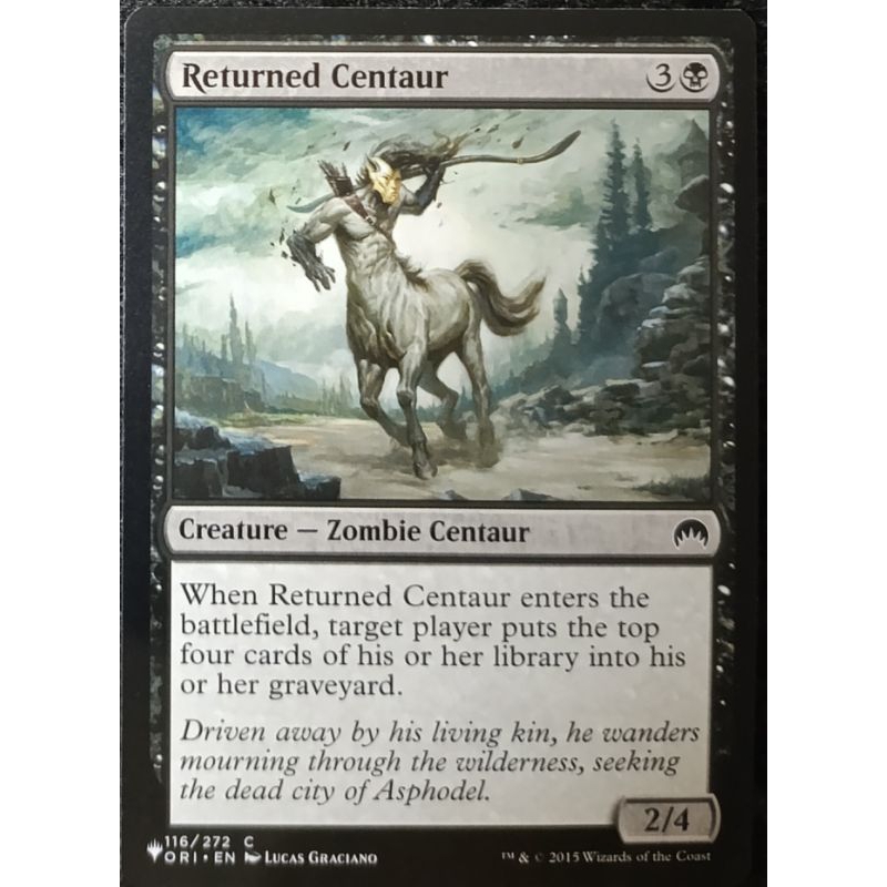 Magic The Gathering : Returned Centaur Uncommon Magic OriginsThe List ...