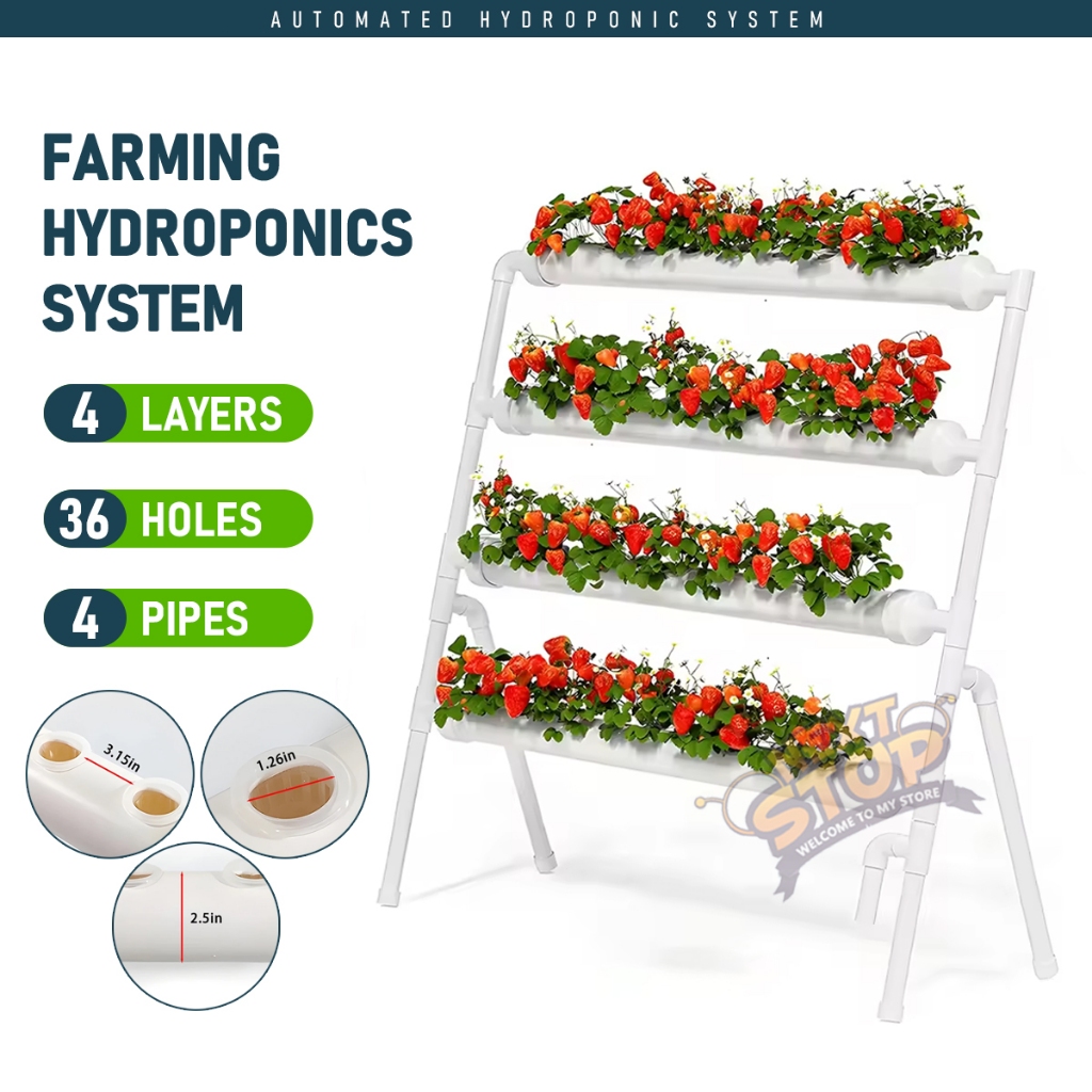 Hidroponik Set 36 Holes Vegetable Watering Hidroponik Hydroponics ...