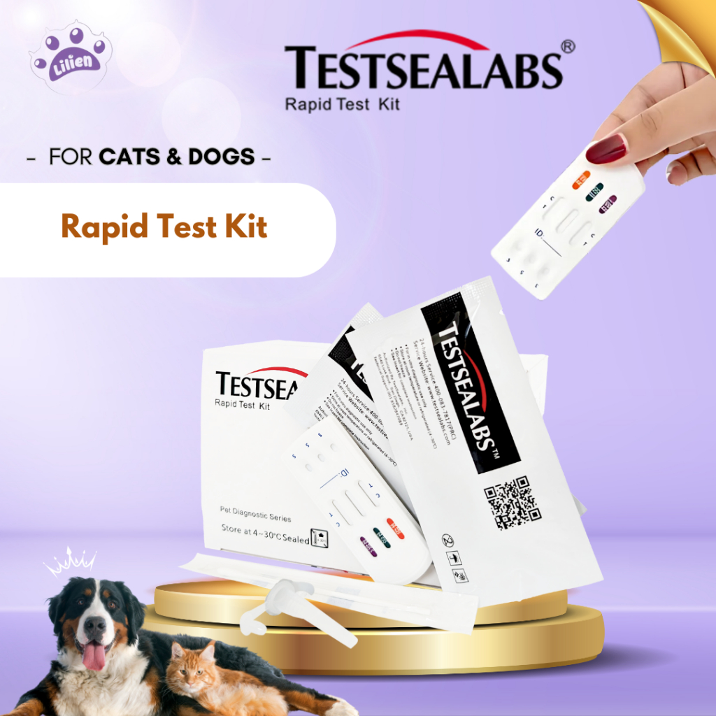 Testsealabs® Rapid Test Kit Antigen Test Cassette For Dog and Cat ...