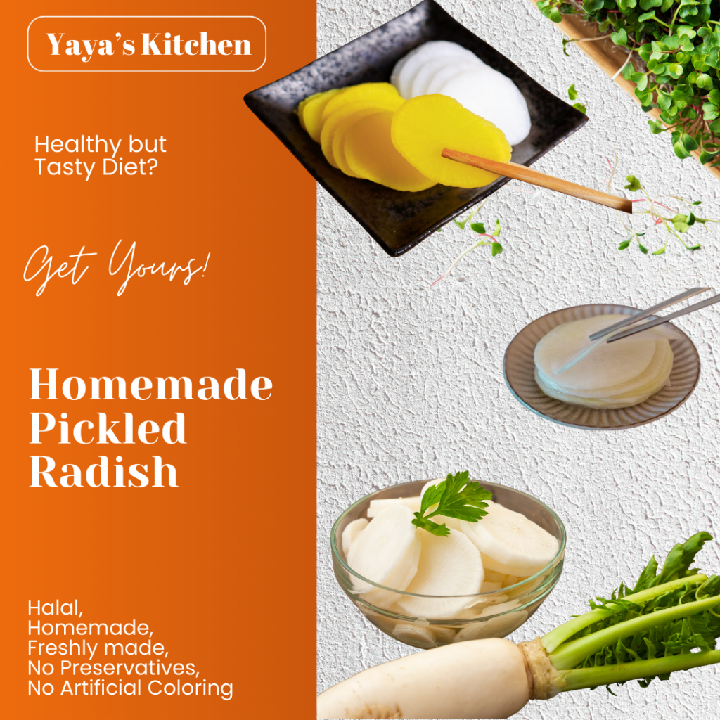Halal Homemade Danmuji White Radish Pickle/Korean Pickled white radish ...