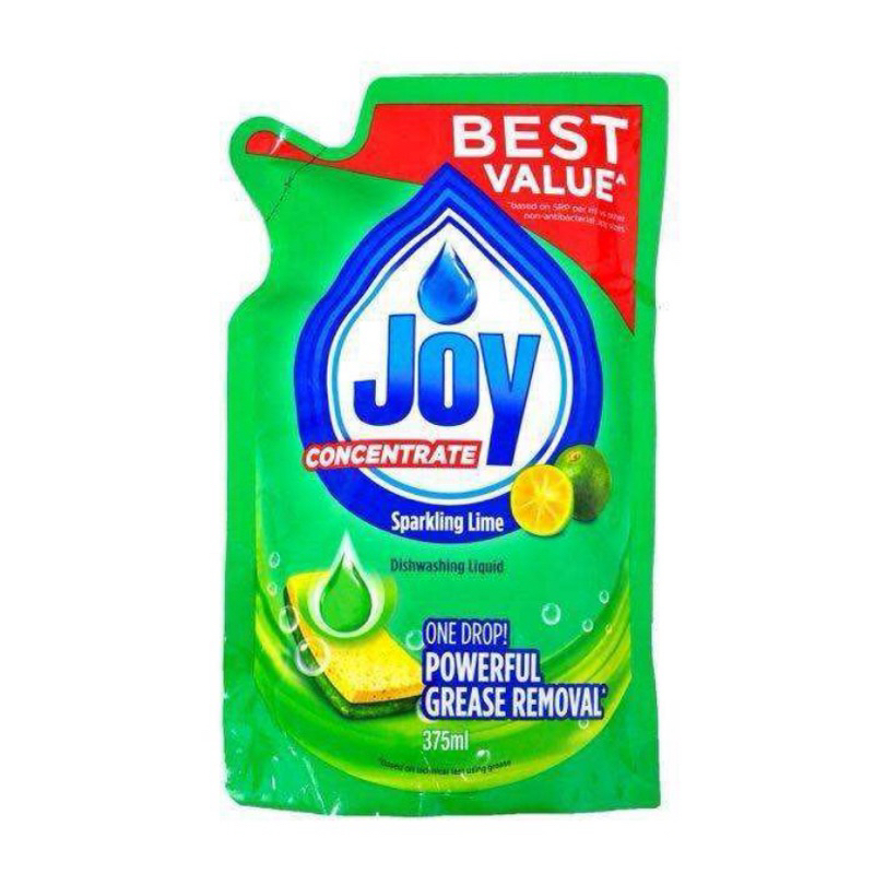 Joy Concentrate Diswashing Liquid Powerful Grease Removal 375ml ...