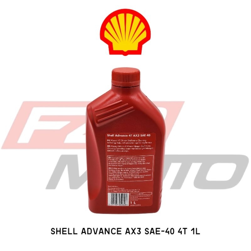 SHELL ADVANCE AX3 SAE-40 1L | Shopee Malaysia