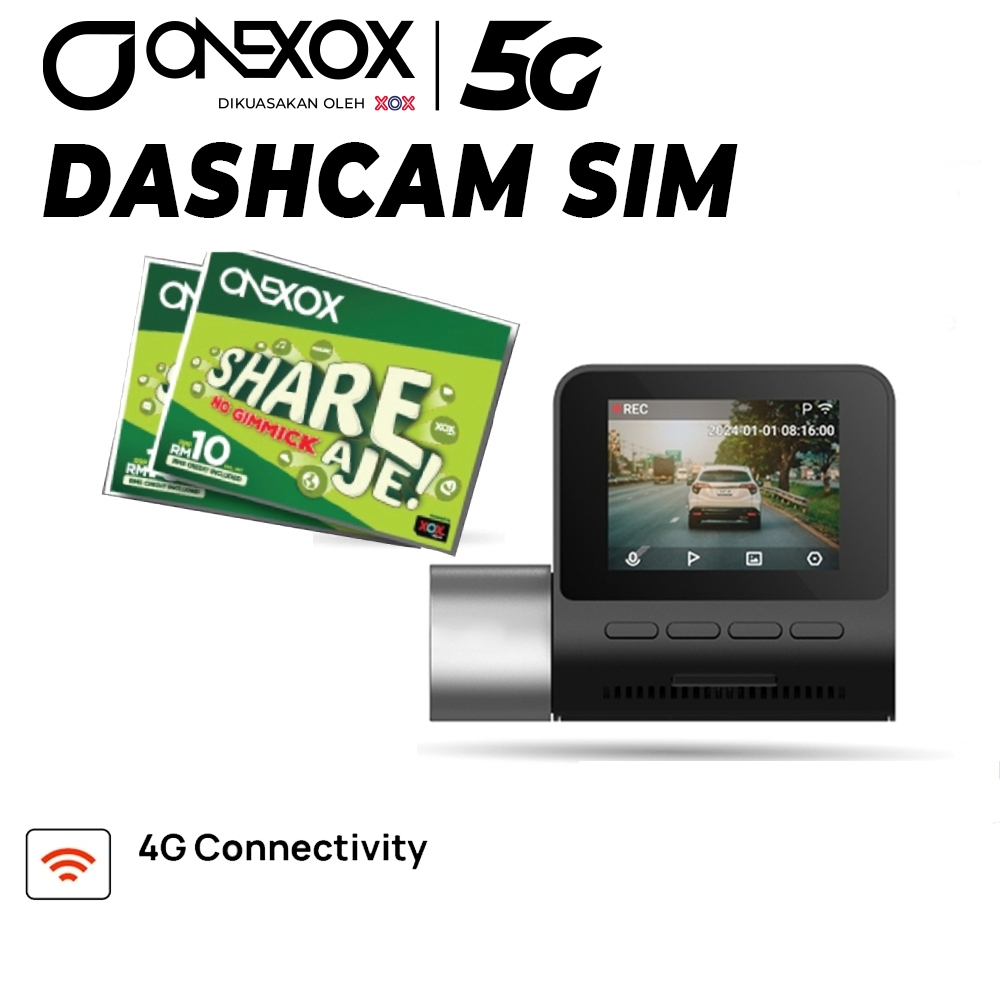 ONEXOX Dash Cams Sim Card And Data Plan | Shopee Malaysia