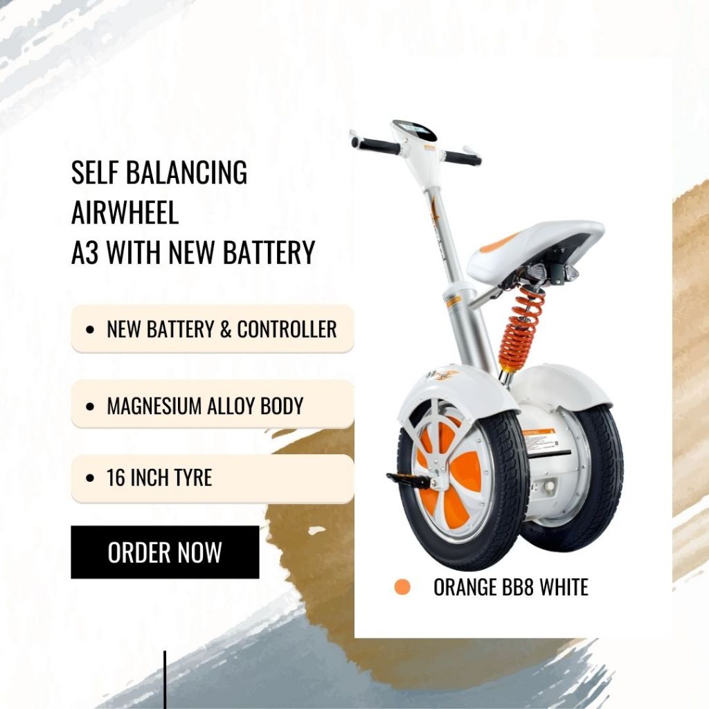 Airwheel A3 Electric Scooter Innovation Bike 520 WH With Seat Airwheel ...