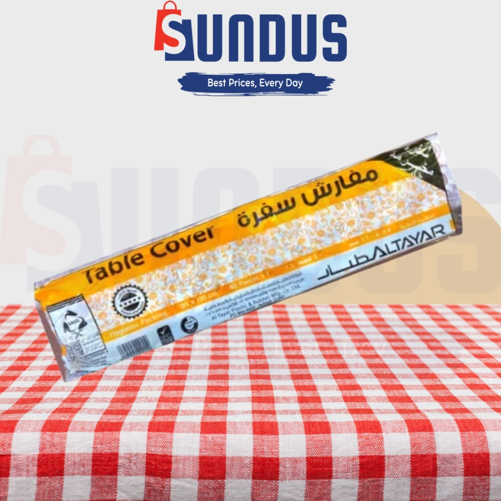 Al Tayar Disposable Table Cover ( Sofra ) 85x100cm 40pcs | Table Cover ...