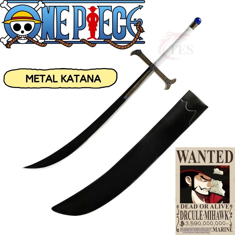 COD Japanese Anime One Piece CosPlay Wooden Hawkeyes Dracule Mihawk ...