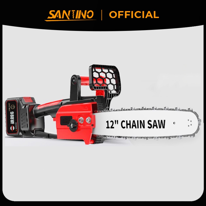 SANTINO 4/6/8/12 Inch Electric Cordless Chainsaw Branch Saw Wood ...