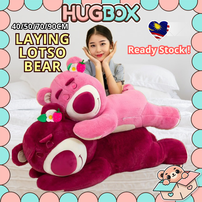 🌈HugBox Anak Patung Lotso Besar Teddy Bear Lotso Gift Lotso Bear ...