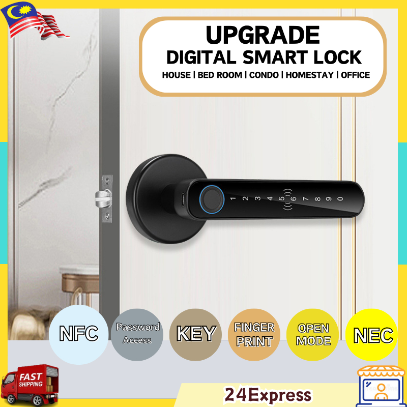 【SUPER DEAL】Digital Lock Electronic Password Keyless Smart Lock ...