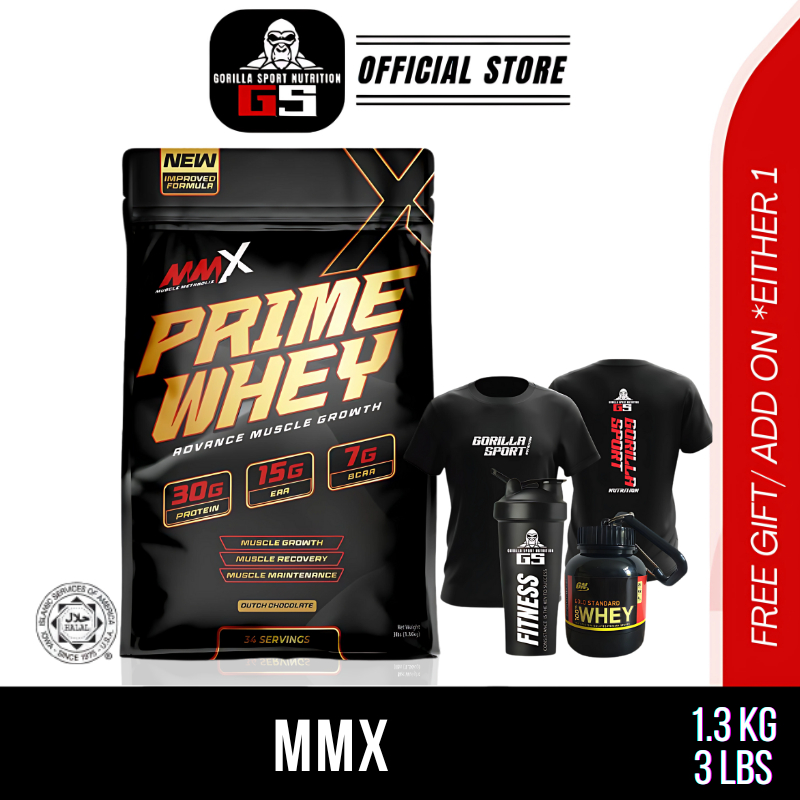 MMX Prime Whey Protein Susu Whey, Protein Gim, Goncangan Protein Halal ...