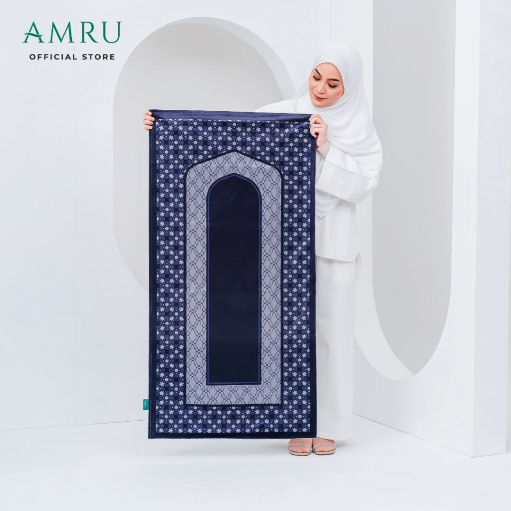 AMRU Sakeena Sajada Sejadah Travel Hadiah Gift Hantaran Kahwin Exclusive [Free Perfume] | Shopee ...