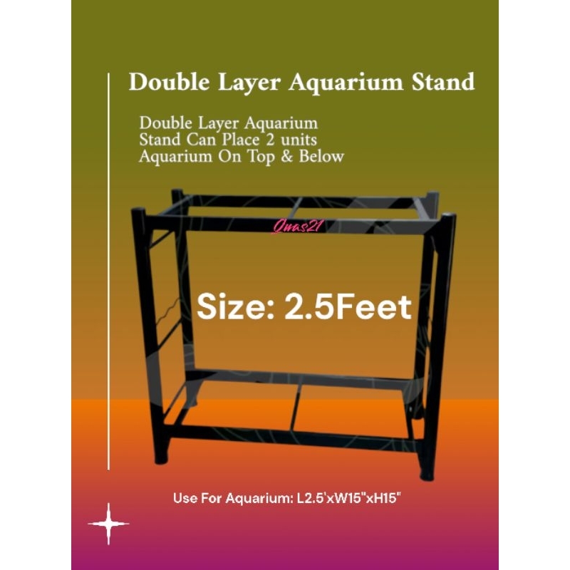 Double Layer Stand For 2.5feet Aquarium | Shopee Malaysia