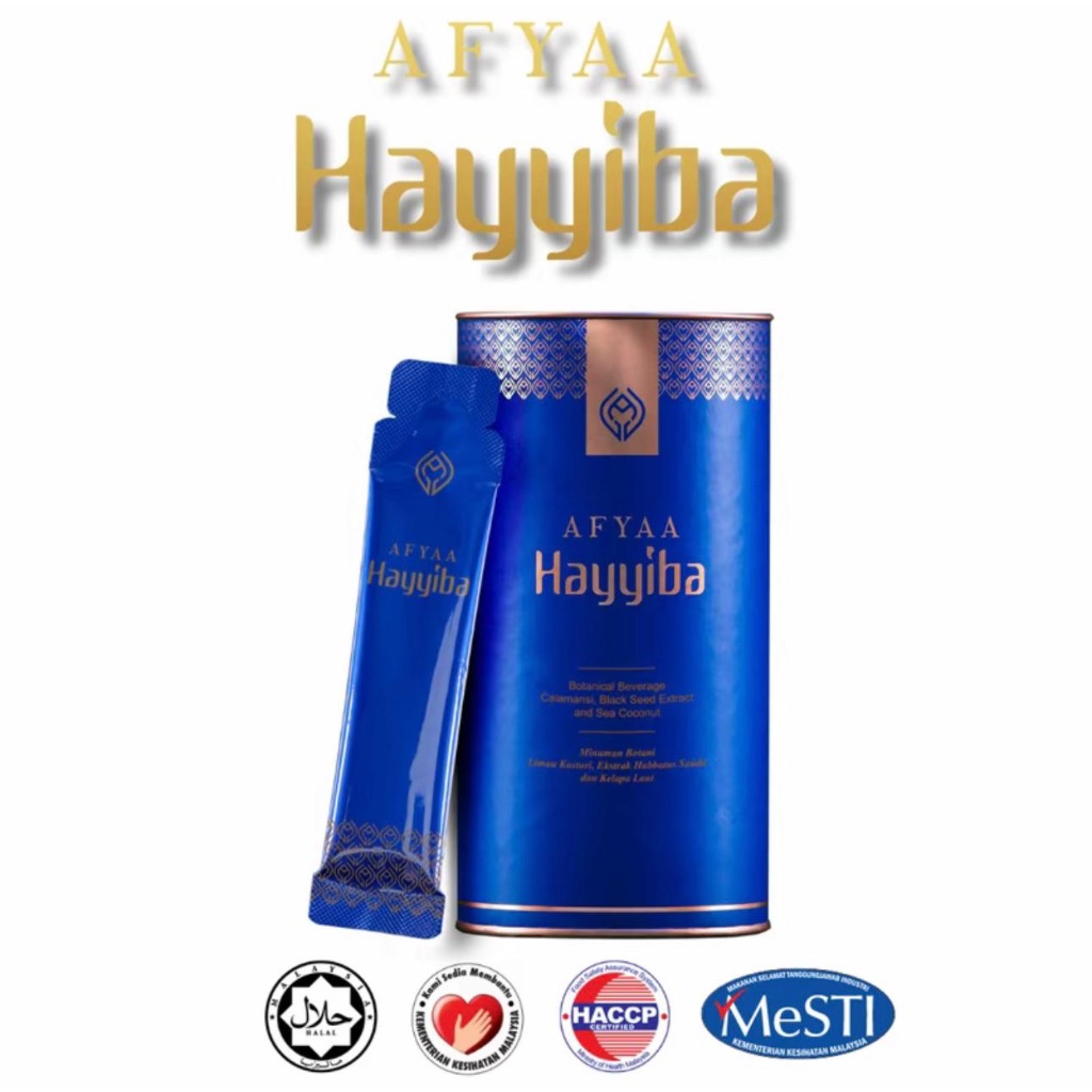 AFYAA Hayyiba I Suplemen Kencing Manis & Sistem Imunisasi I Postage setiap hari Original HQ ...