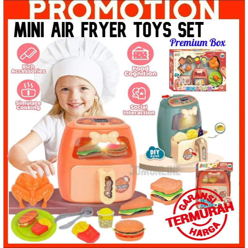 ~Ship From KL~ Kids Kitchen Pretend Play Toys Cookware Toy Set Air ...