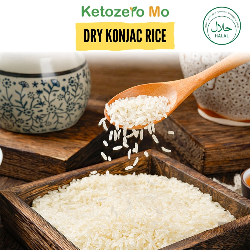 Ketozero Mo Dry Konjac Rice Halal Ready to Eat No Need to Cook Healthy ...