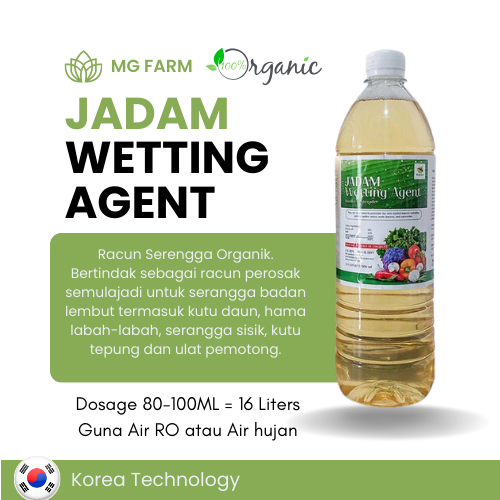 JADAM WETTING AGENT 500ML Racun Serengga Organik untuk Pertanian Organik dengan Teknologi Korea ...