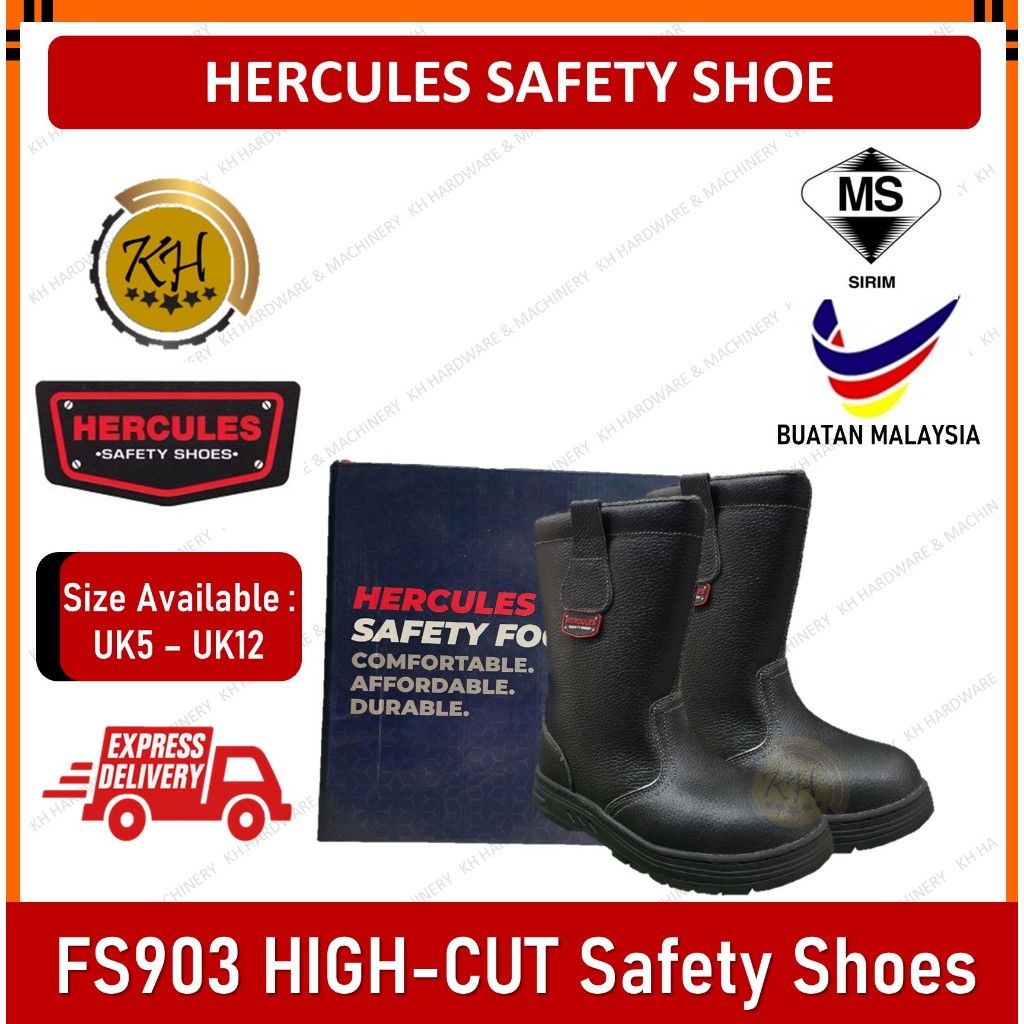HERCULES SAFETY SHOES FS903 (HIGH CUT) | Shopee Malaysia