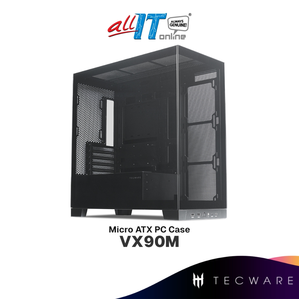 TECWARE VX90M TG Micro ATX (mATX) Gaming PC Case | Shopee Malaysia