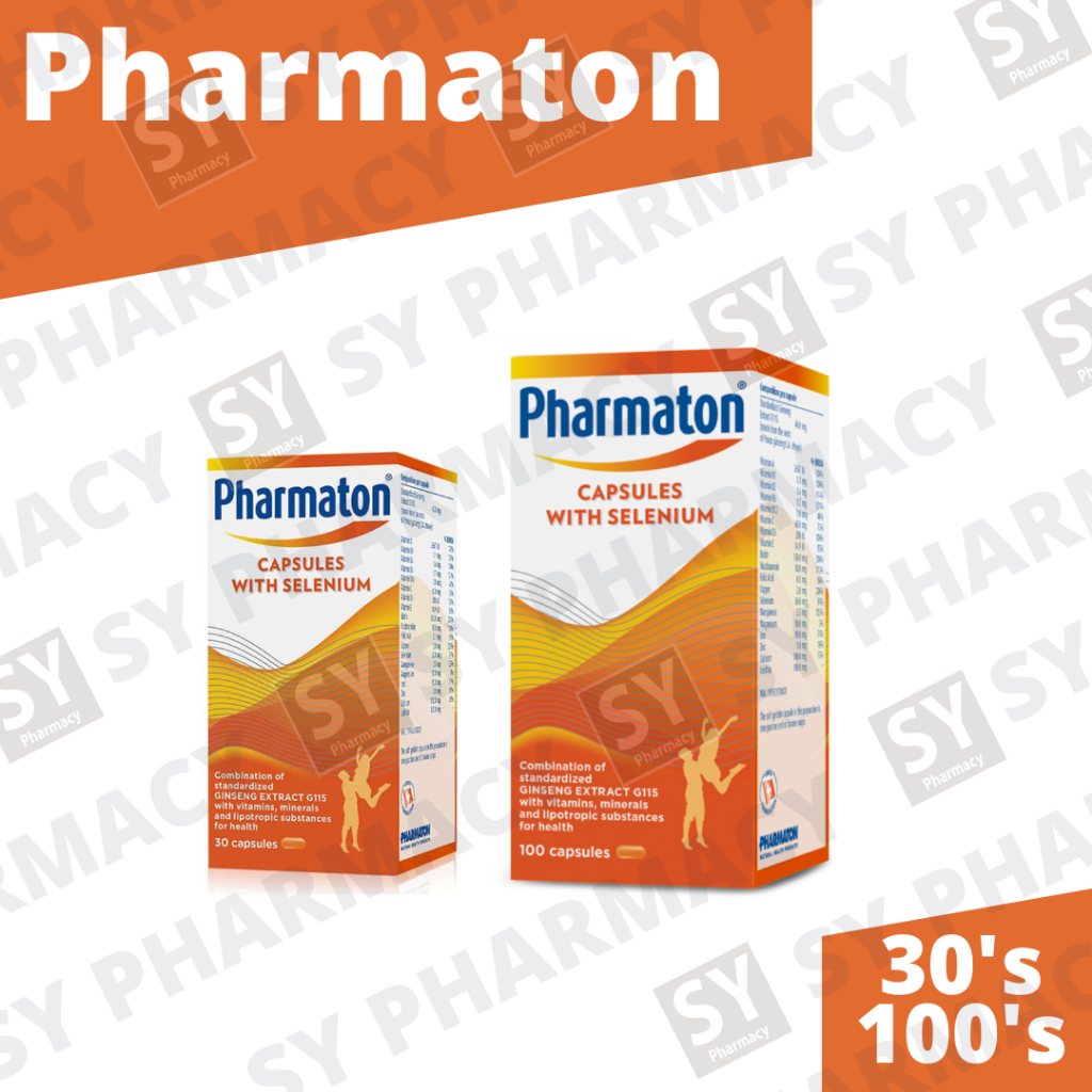 Pharmaton Capsules with Selenium 补老多 30's/100's | Shopee Malaysia
