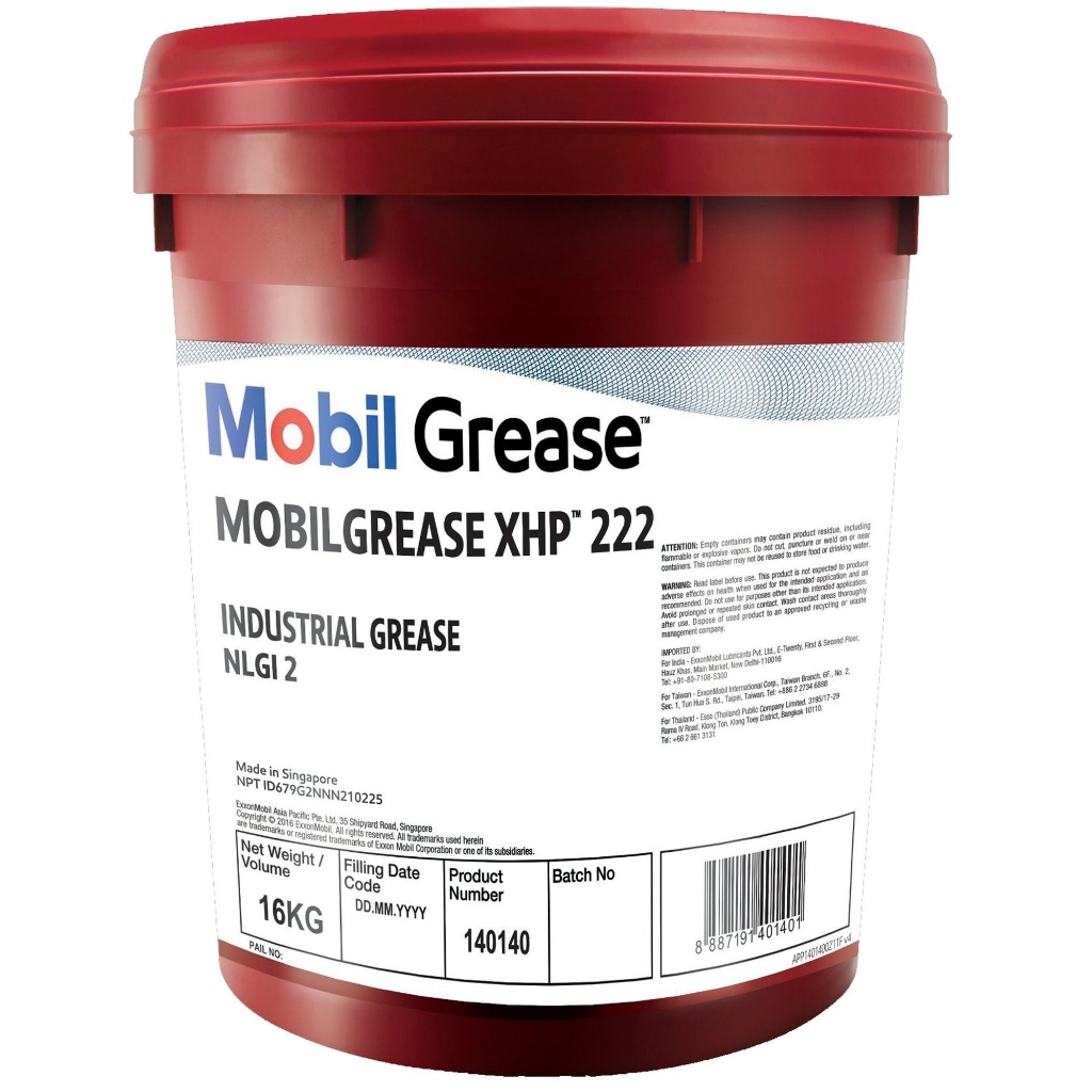 MOBIL XHP222 LITHIUM COMPLEX GREASE 16KG | Shopee Malaysia