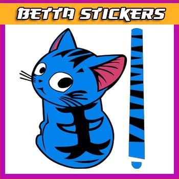 Bumper Sticker - Gaze Cat Wiper Sticker Stiker Wiper | Shopee Malaysia