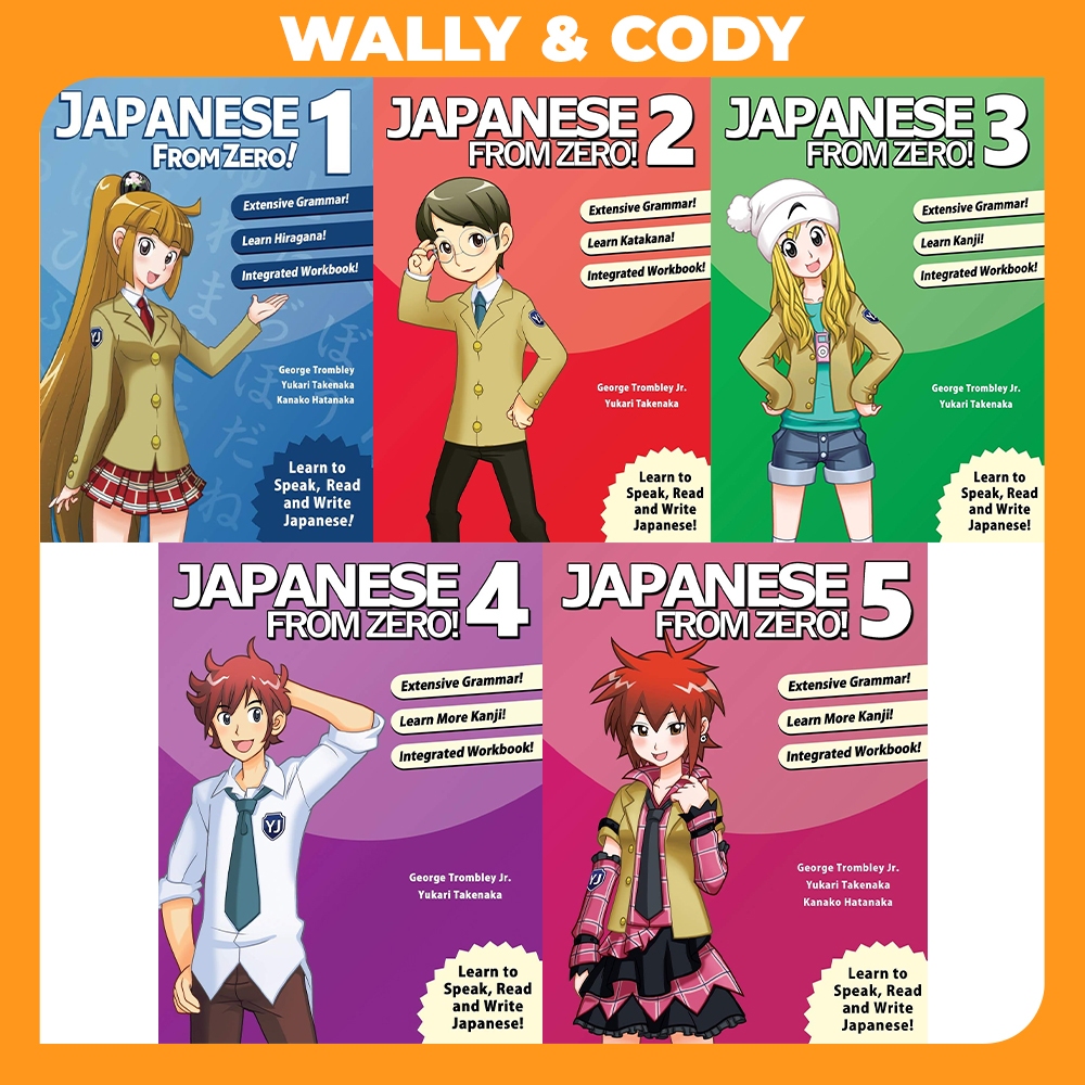 [𝐃𝐈𝐆𝐈𝐓𝐀𝐋] Japanese From Zero Bundle • 5 IN 1 • Learn To Speak, Read & Write Japanese | Shopee ...