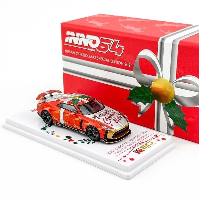 INNO MODELS INNO64 1/64 IN64-R50-XMAS24 NISSAN GT-R50 X'MAS 2024 ...