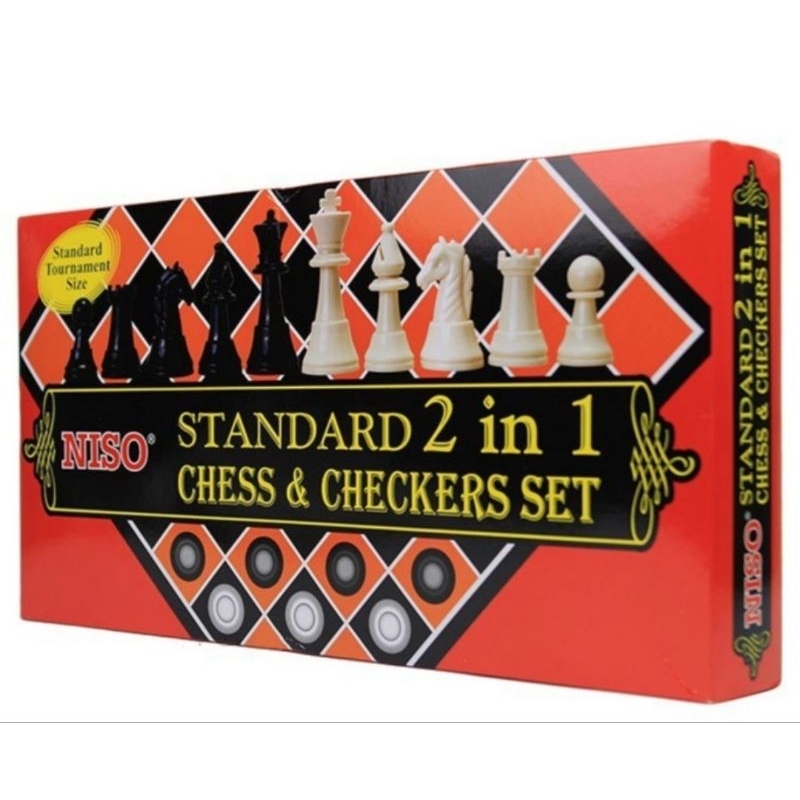 chess dan dam 2 in 1 niso tournament quality | Shopee Malaysia