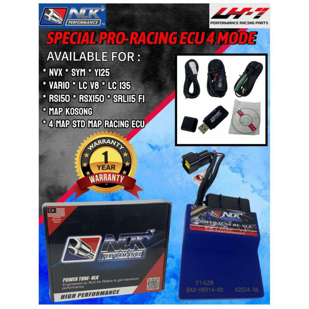《ORI NLK》NLK PERFORMANCE RACING ECU CDI LC135 Y15ZR V1 V2 Y16 Y16ZR ...