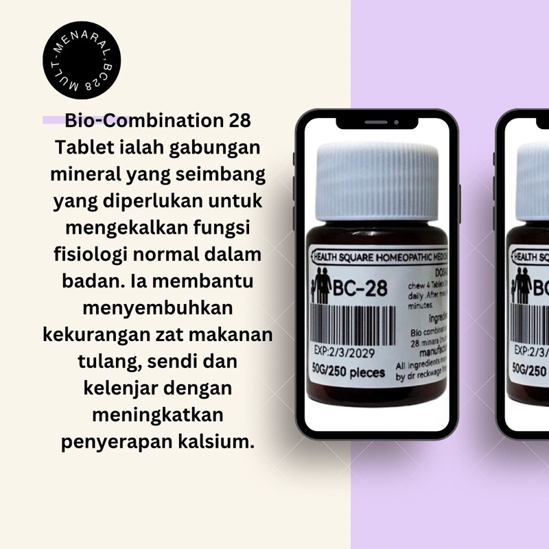 bc 28 Composition of Bio Combination 28 tonic multivitamin, mineral ...