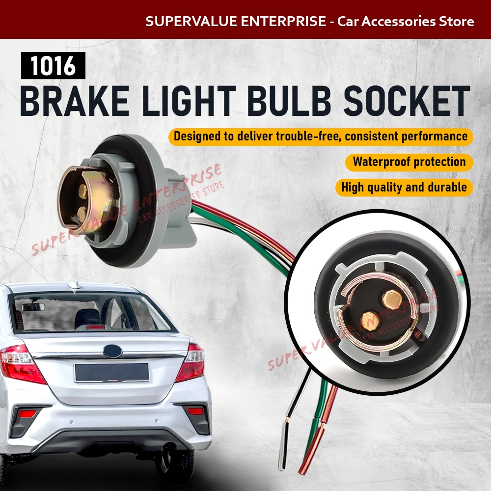 1PCS 1016 Brake Light Bulb Socket Soket Mentol | Shopee Malaysia