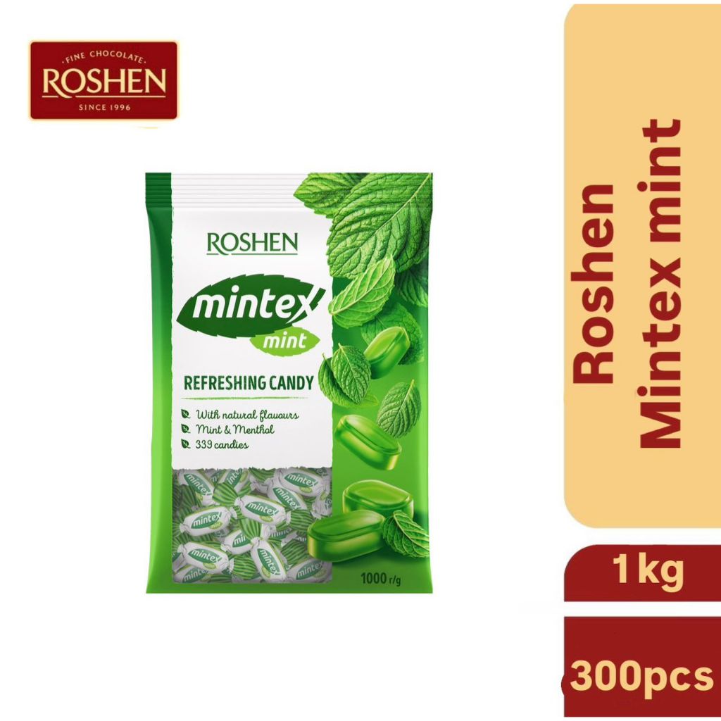 ROSHEN mintex mint 1kg gula gula mint segar Candy Roshen gula gula ...