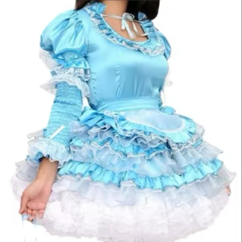 Maid Satin Dress (Lockable) | Shopee Malaysia