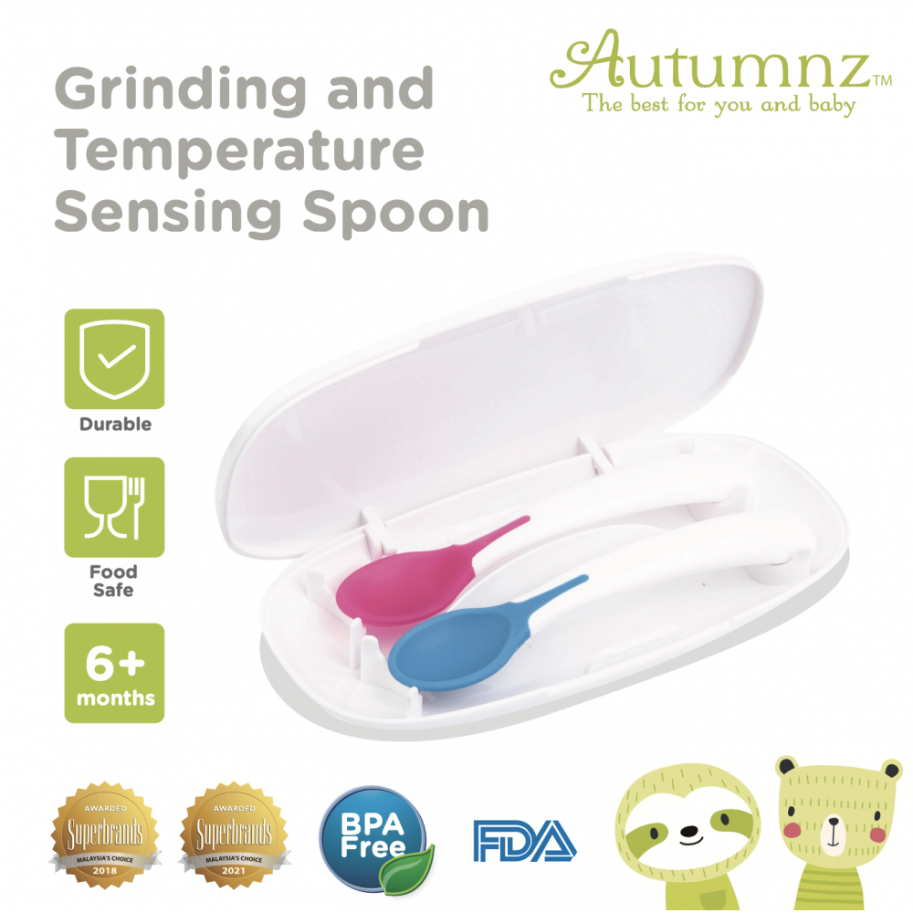Autumnz - Grinding and Temperature Sensing Spoon (with Hygiene Storage ...