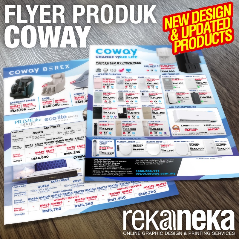 (FCW) Flyer Produk COWAY (Size A5) - Based PROMO 1/1/2025 - VILLAEM 3 ...
