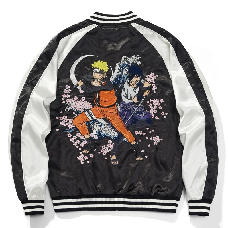 (ORIGINAL) Naruto & Sasuke Sukajan Jacket japanese | Shopee Malaysia