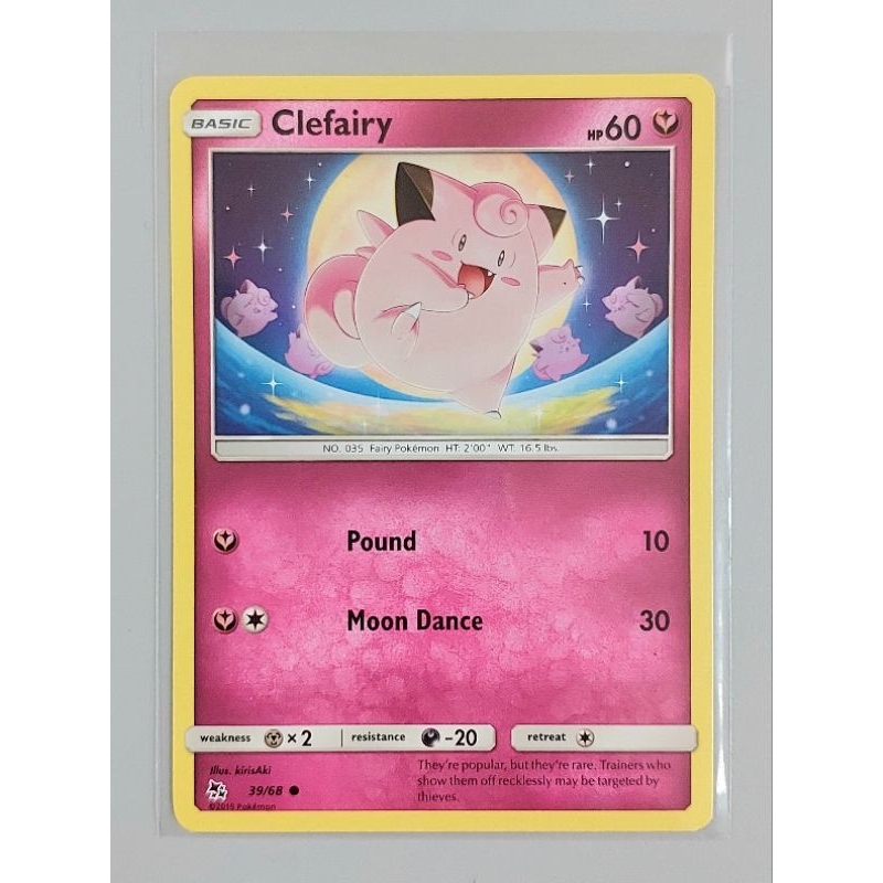 Pokemon TCG - 2019 Clefairy Card | Shopee Malaysia