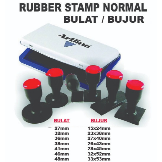 READY STOCK *Rubber Stamp * BULAT ( Cop Nama / Cop Pegawai / Cop ...