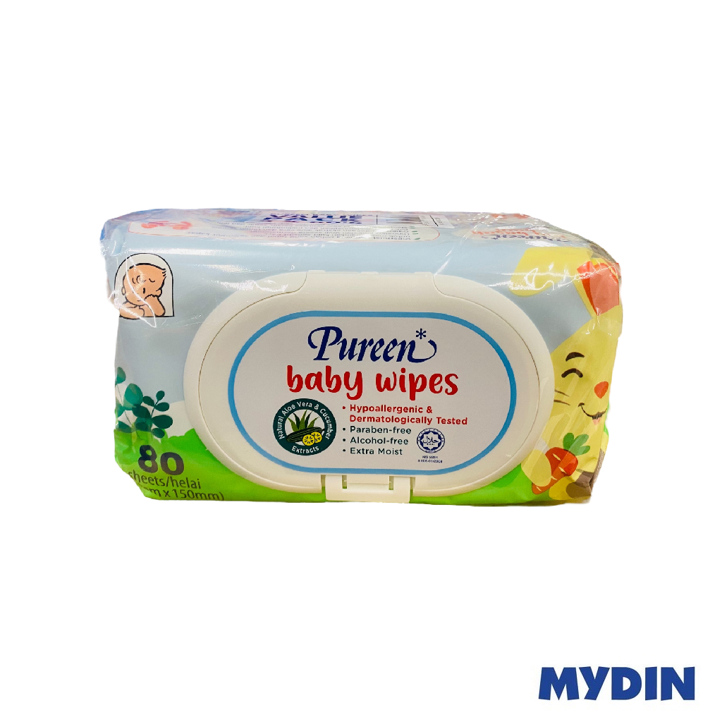 Pureen Baby Wipes - Green (2 x 80's) | Shopee Malaysia