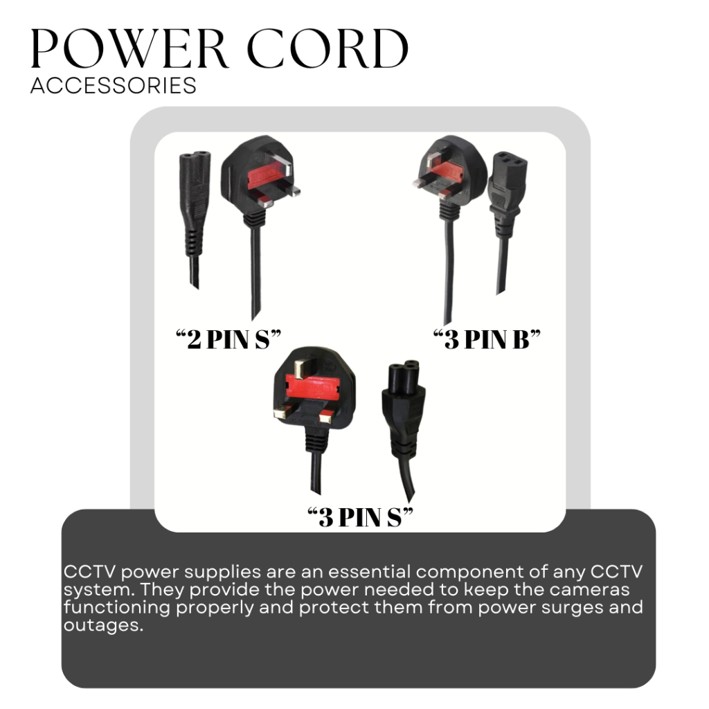 Monitor Laptop Printer Cooker Power Cord Cable Wire 3 Pin UK 2 Figure8 ...