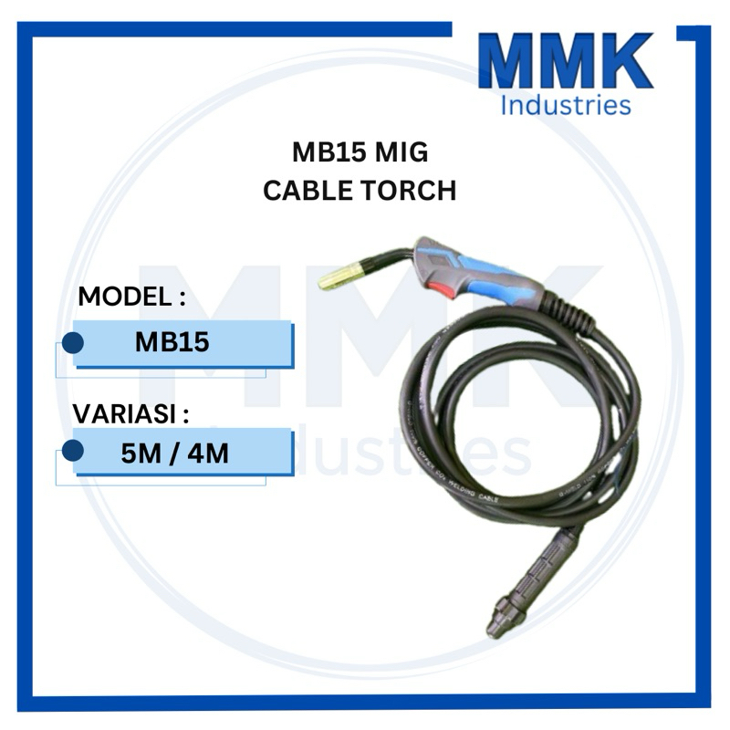 MIG Gas/Gasless MB15/ MB14 Welding Torch (4meter/5meter) MB14 (2meter ...