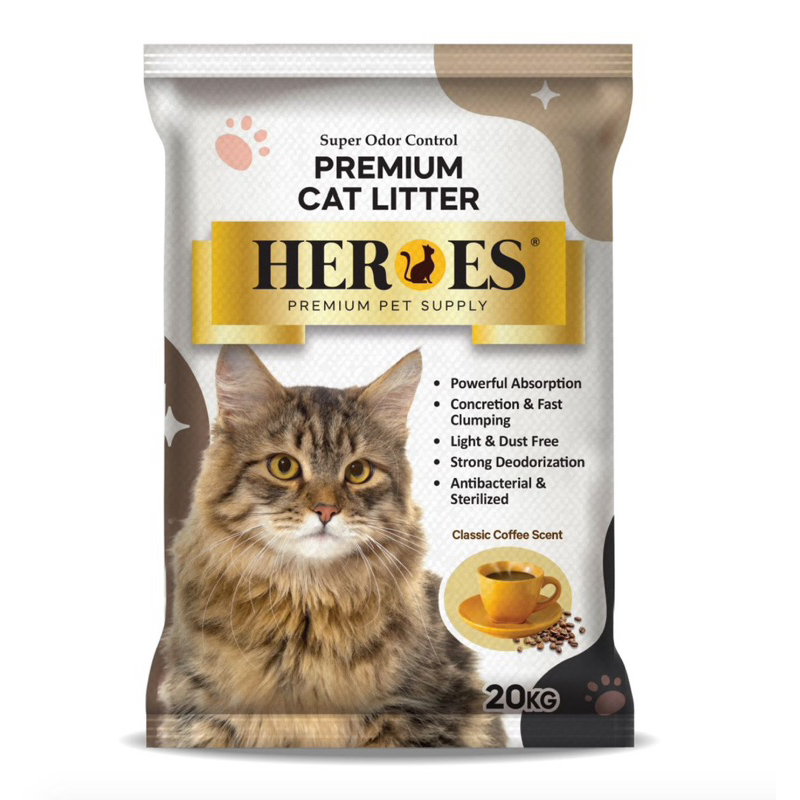 Heroes Cat Litter 20kg ( 4 Fragrance ) / Pasir Kucing | Shopee Malaysia