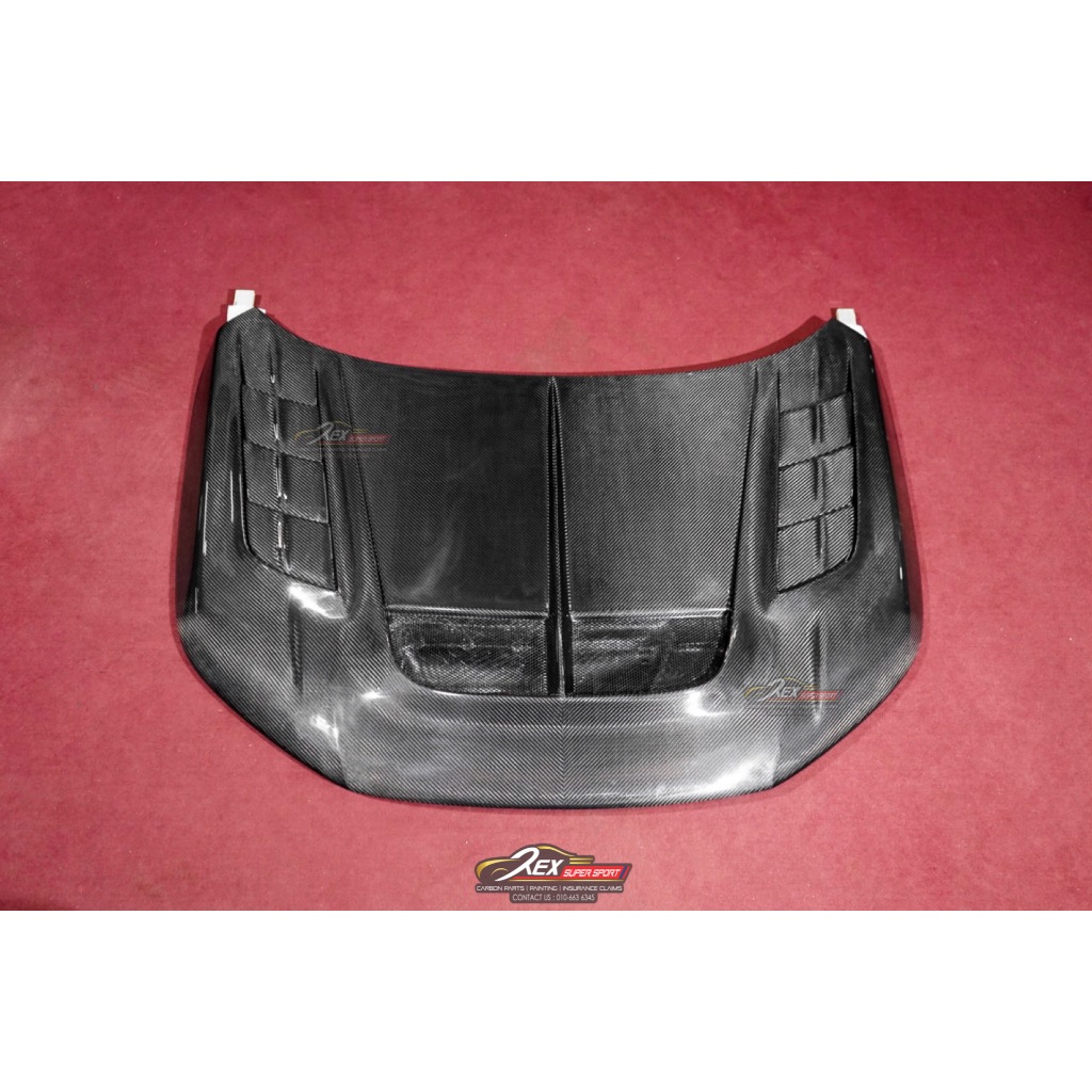 Honda FL5 Type R Civic Front Bonnet Hood Varis Real Dry Carbon Fiber ...