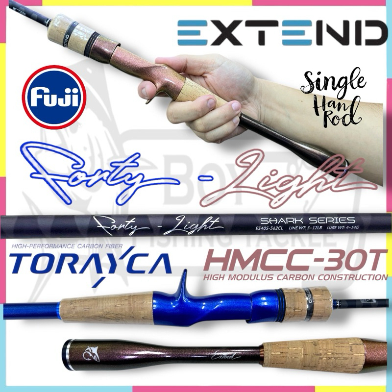2025 EXTEND SHARK FORTY LIGHT SINGLE HAND ROD SHARK 40 TANTO GUNCAST ...